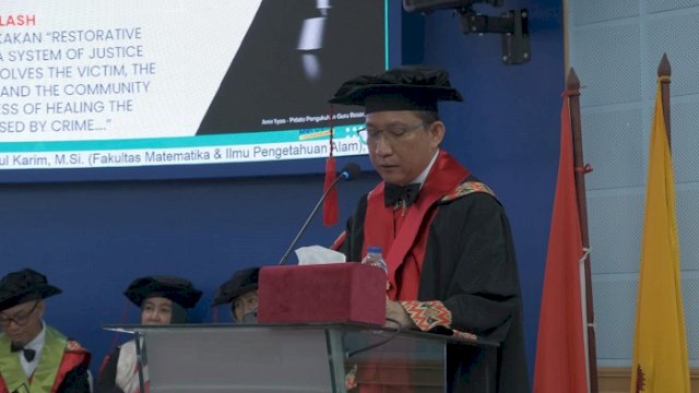 Restorative Justice Jadi Sorotan Utama dalam Pengukuhan Guru Besar Prof ...